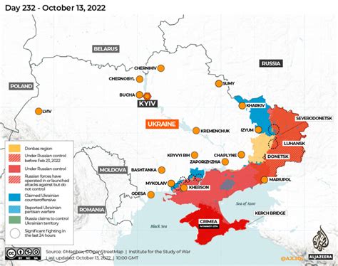 Mapping Ukraines Counteroffensive News Al Jazeera