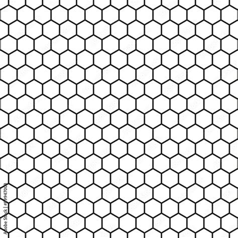 Seamless Honeycomb Pattern Texture Stock Vector Adobe Stock