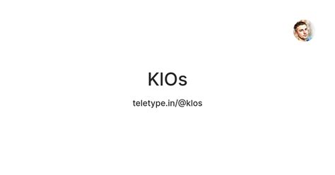 Klos — Teletype