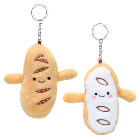 Cute Bread Plush Toy Pendant Stuffed Animals Plush Toys Plush Pillow