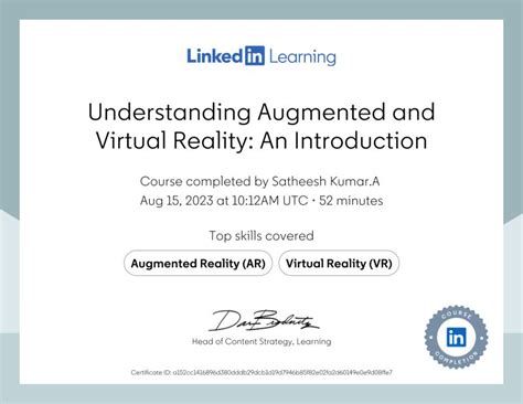 Satheesh Kumara On Linkedin Certificate Of Completion