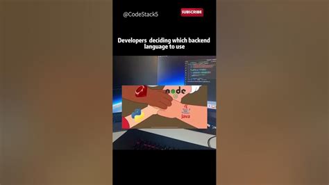 developers deciding which language to use shortsfeed programming