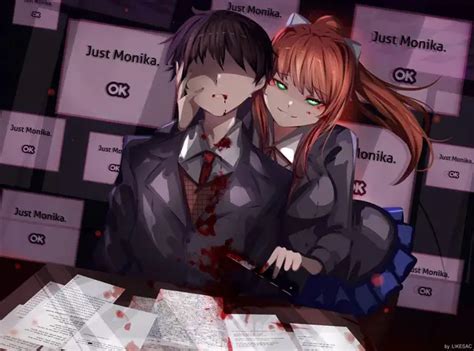 Just Monika By Likesac Scrolller Just Monika By Likesac Scrolller