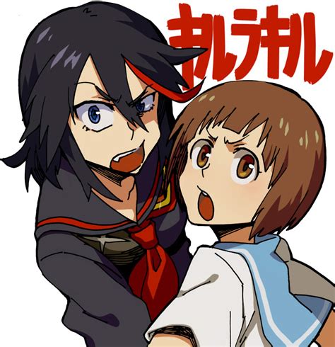 Matoi Ryuuko Senketsu And Mankanshoku Mako Kill La Kill Drawn By