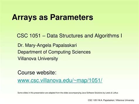 PPT CSC Data Structures And Algorithms I PowerPoint Presentation ID