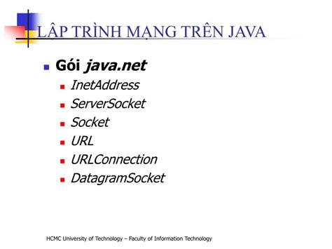 Ppt Java Network Programming Powerpoint Presentation Free Download Id5606917