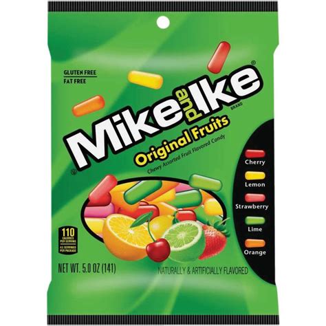 Mike And Ike Original Fruits 5 Oz Candy Mike And Ike Chewy Candy