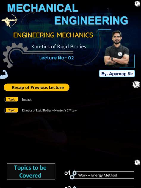 Kinetics Of Rigid Bodies 02 Class Notes Pdf