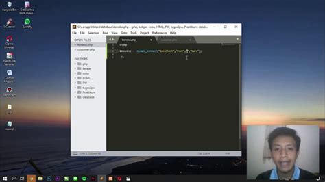 akses database menggunakan php youtube