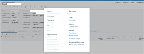 How Can I Delete Void This Refund In Acumatica Community