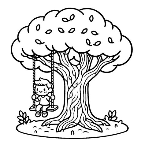 Swing Set Coloring Pages 2025
