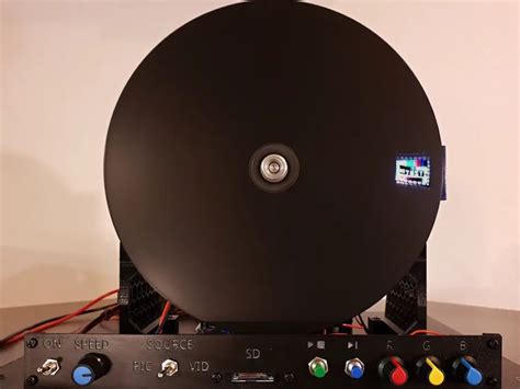 This Spinning Disk Produces Animations Using A Single LED Arduino Blog