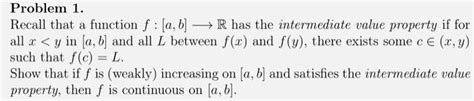 Solved 19 Problem 1 Recall That A Function F A B → R