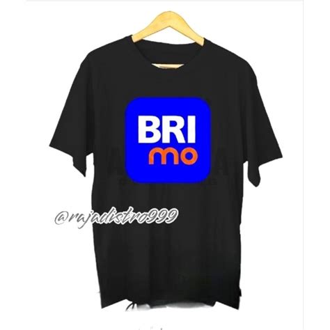 Jual Baju Kaos Bri Brimo Logo Perusahaan Bri Mo Shopee Indonesia