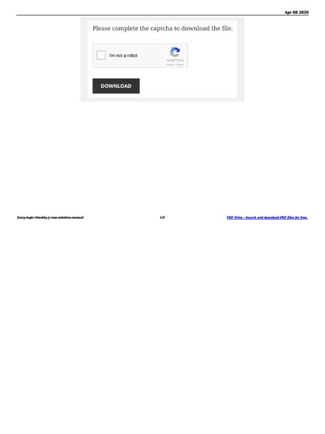 info online fuzzy logic timothy j ross solution manual