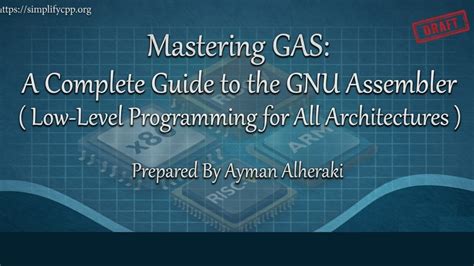 Mastering Gas A Complete Guide To The Gnu Assembler Low Level