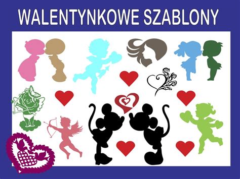 Walentynkowe Szablony Do Wycinania