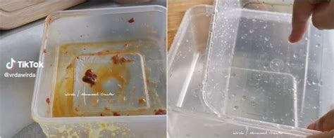 Lebih Hemat Sabun Cuci Piring Ini Cara Bersihkan Noda Minyak Di Tempat Makan Plastik