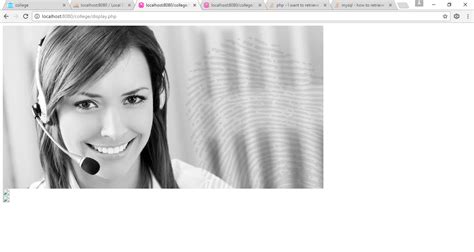 php i want to retrieve all images from database if image path is