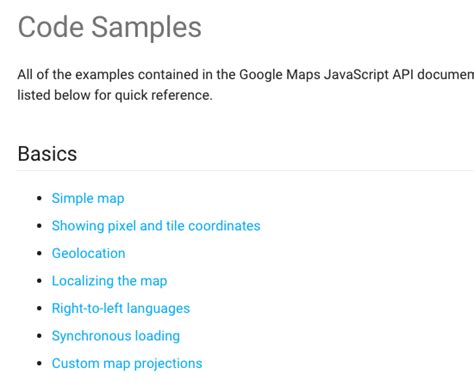 Map APIs