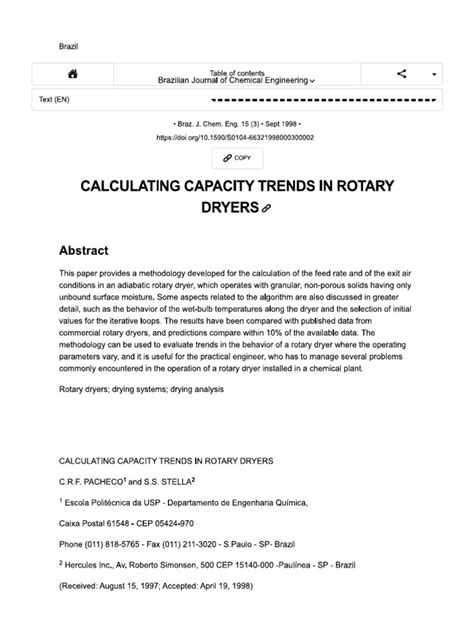 Air Flow Dryer Calculation Pdf