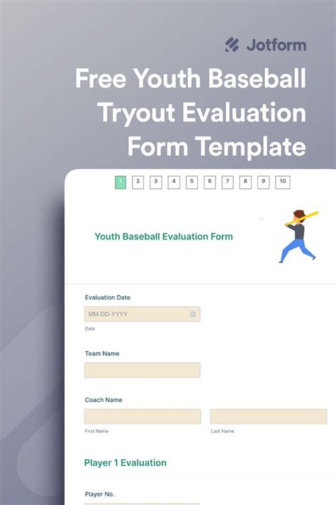 Free Softball Tryout Evaluation Form Evaluation Forms Jotform Artofit