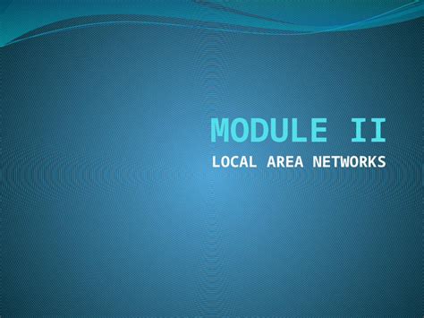 pptx local area networks csma carrier sense multiple access to