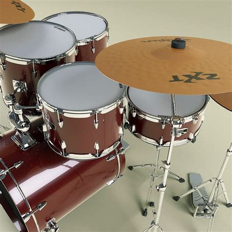 3d Model Drum Kit