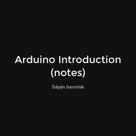 Arduino Introduction