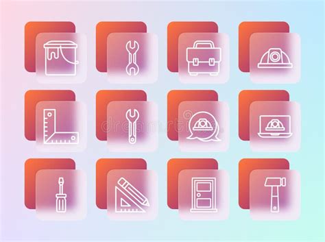 Set Line Worker Safety Helmet Triangular Ruler And Pencil Closed Door Wrench Spanner Toolbox