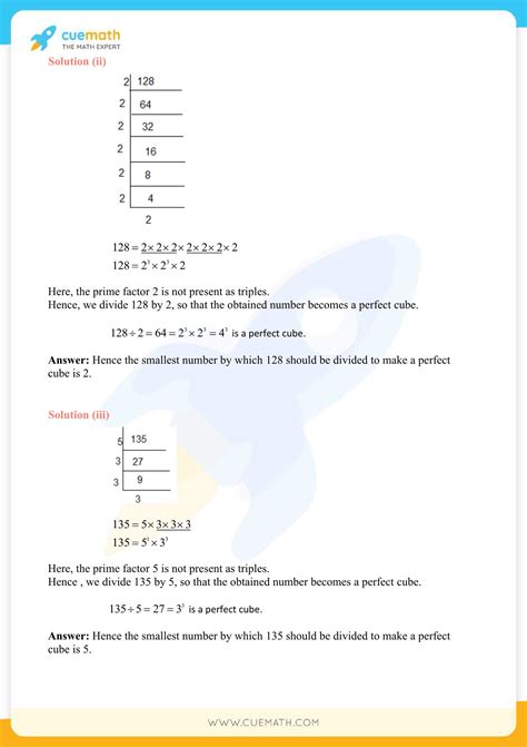 NCERT Solutions Class Maths Chapter Cubes And Cube Roots