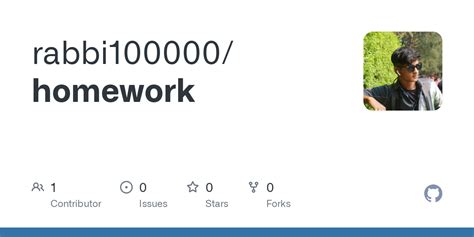 github rabbi100000 homework