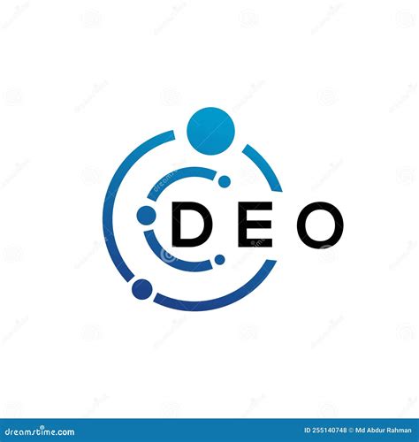 DEO Letter Logo Design On White Background. DEO Creative Initials ...