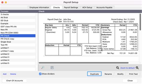 Modifying A Check Format