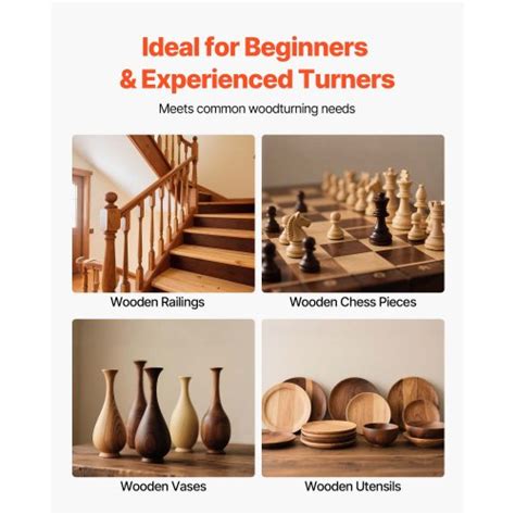 4pcs Wood Lathe Chisel Set Hss Woodturning Tools Storage Box For Lathe