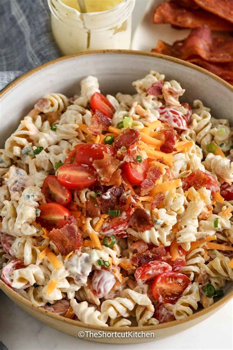Easy Bacon Ranch Pasta Salad Recipe Chronicle