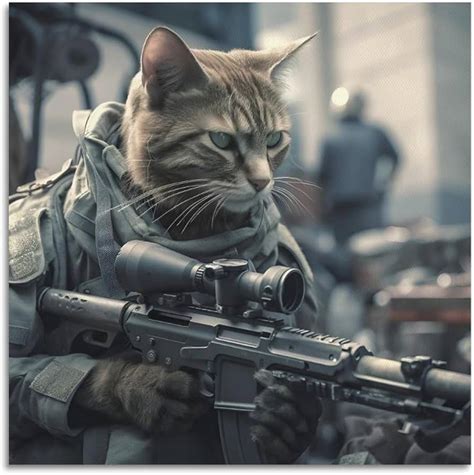 Cat With Sniper