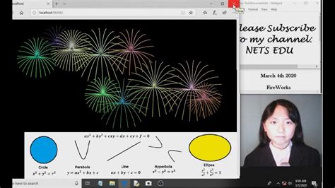 Math Python Series D Firework simulation 焰火 烟花 YouTube
