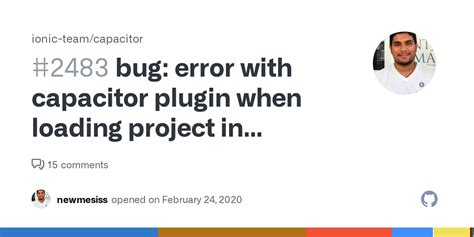 Bug Error With Capacitor Plugin When Loading Project In Android Studio Issue Ionic