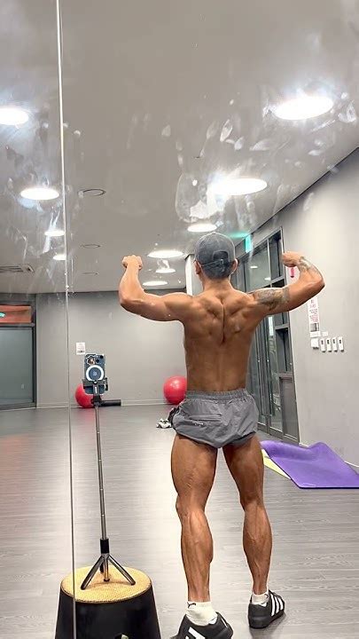 운동보다 어려운 포징 헬스 운동 포징 백더블바이셉스 다이어트 Motivation 동기부여 Npca 변화