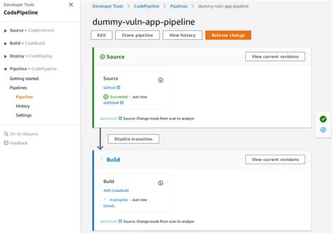 Aws Codepipelineおよびaws Codebuildにおけるインラインイメージスキャニング Sysdig Secure Sysdigブログ コンテナ