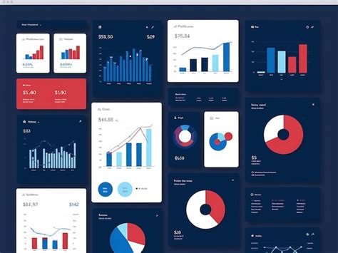 Charts And Graphs Reflecting Data Insights And Statistics Analysis