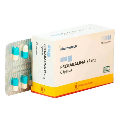 Pregabalina Cápsulas 75mg Farmacia El Quimico