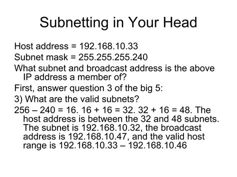 453599812 Lecture24 25 Subnetting Pptppt