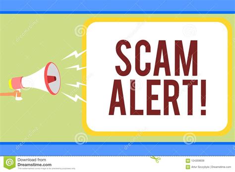 Handwriting Text Writing Scam Alert Concept Meaning Warning Someone About Scheme Or Fraud