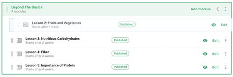 organizing modules in programs help practice better