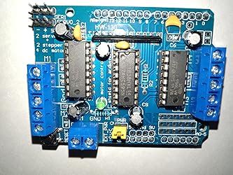 Generic U KLRA Q L D Motor Driver Stepper Servo Shield For Arduino Amazon In