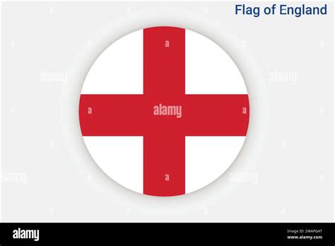 High Detailed Flag Of England National England Flag Europe 3d