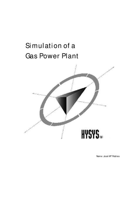 Pdf Simulation Of A Gas Power Plant