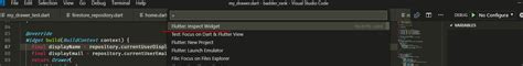 How To Use Flutter S Widget Inspector In Visual Studio Code Stack Overflow